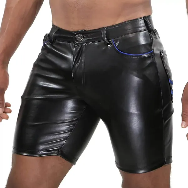 Sexy Tight Leather Shorts - Cotosen.com