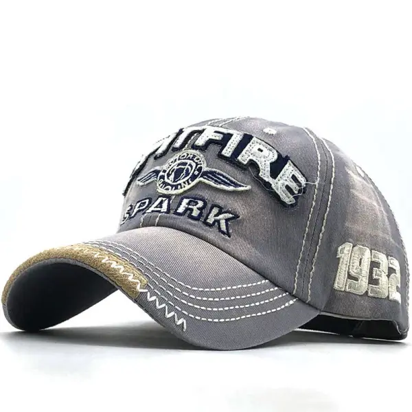 Spitfire Spark Baseball Cap Adjustable Convertible 1932 Multiple Colors