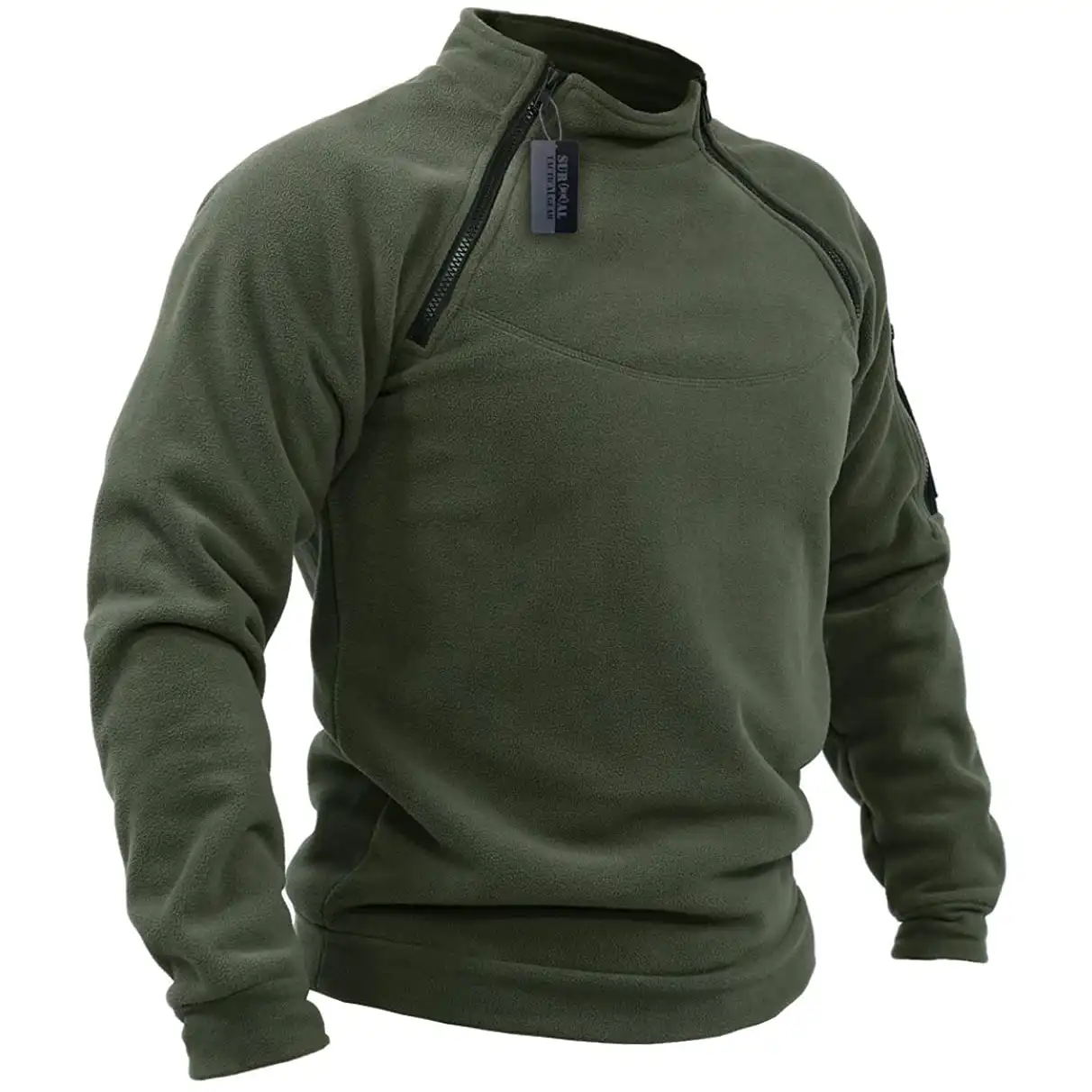Mens Outdoor Fleece Warm And Breathable Tactical Sweatshirt