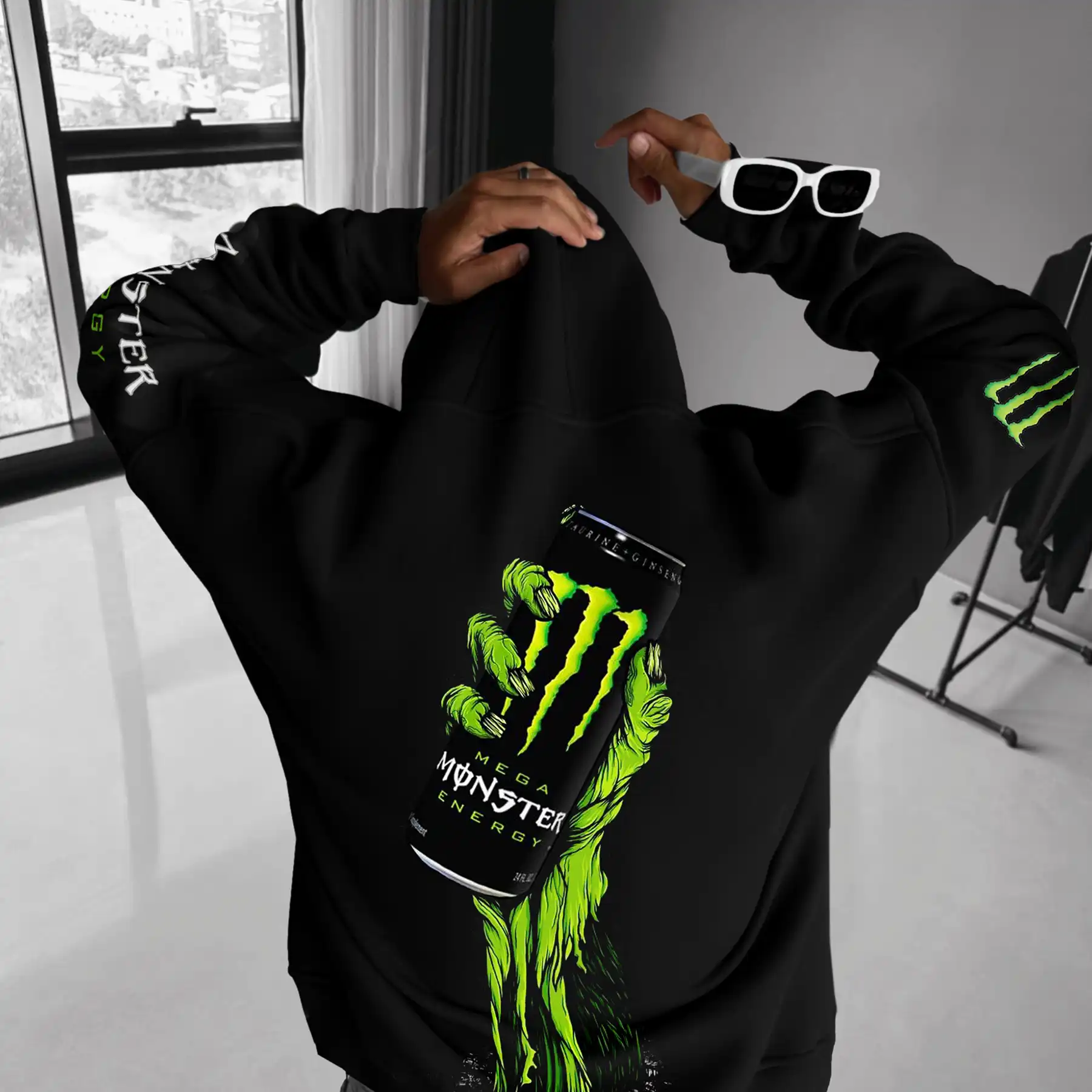 Oversize Monster Energy Hoodie