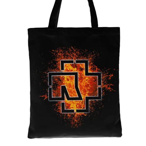 Rammstein Rock Punk Skull Casual Tote Bag Canvas Bag - Cotosen.com